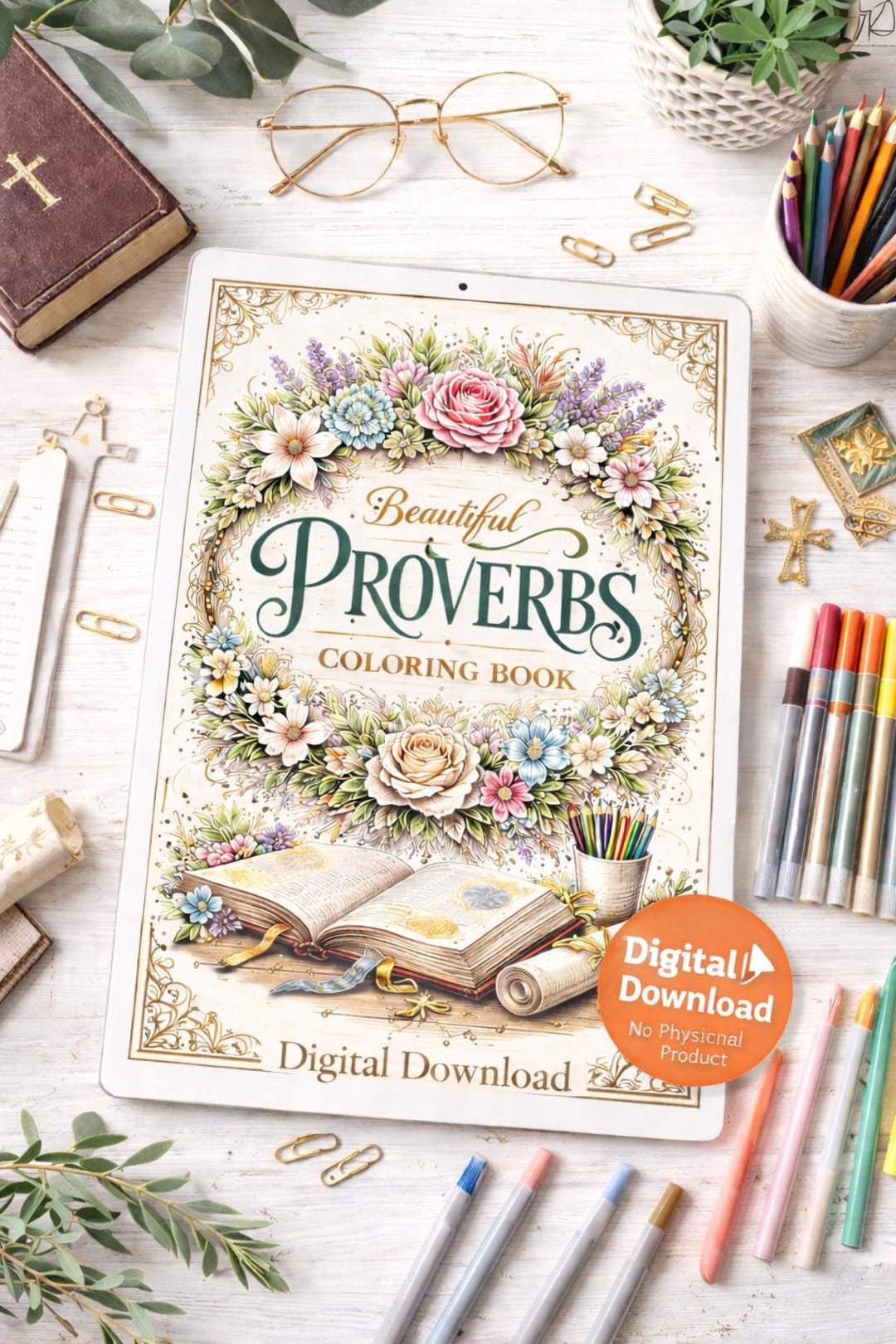 Proverbs Coloring Book for Adults | Christian Coloring Pages | Bible ...