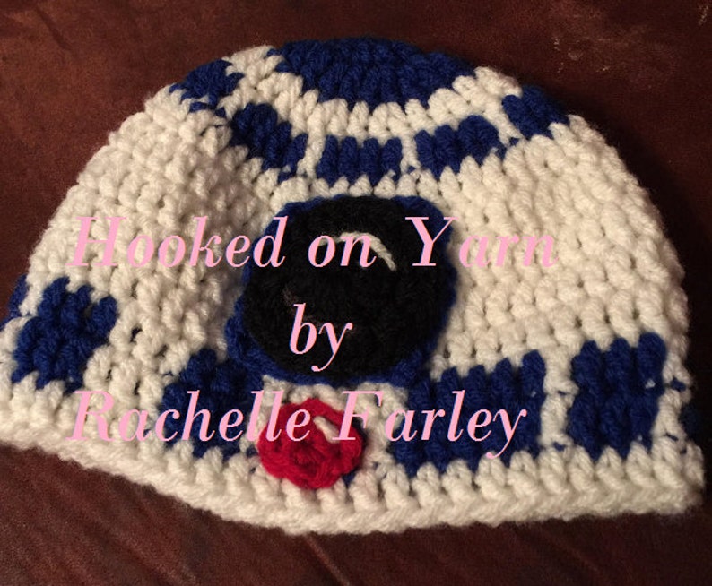 Newborn R2D2 Crochet Hat Pattern - Etsy