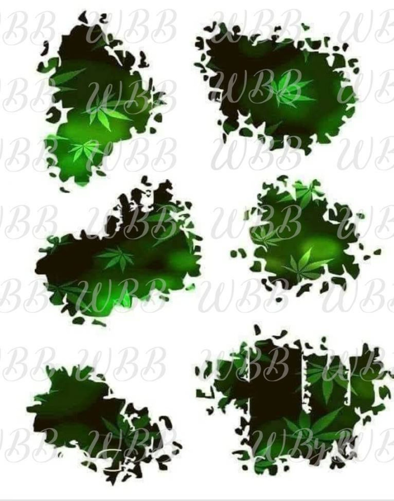 Marijuana Sublimation Design Patches Transfer Ready to Press - Etsy