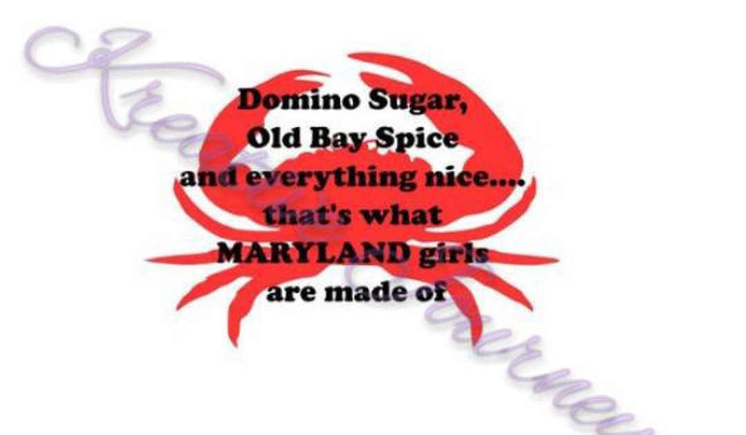 Maryland Girl Svg Crab Svg Old Bay Svg - Etsy Australia