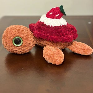 Crochet Turtle Pattern- Cupcake Turtle- Crochet Birthday Turtle- PDF ...