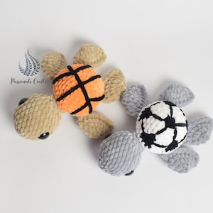 No Sew Crochet Pattern Set: Sport Turtle Pattern Set of 4 - Etsy
