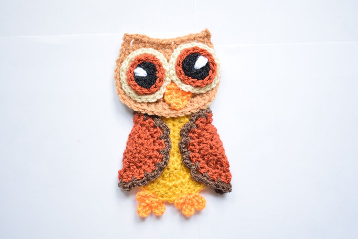 Animal Appliques Set of 4 Squirrel Bunny Owl Bear - Etsy