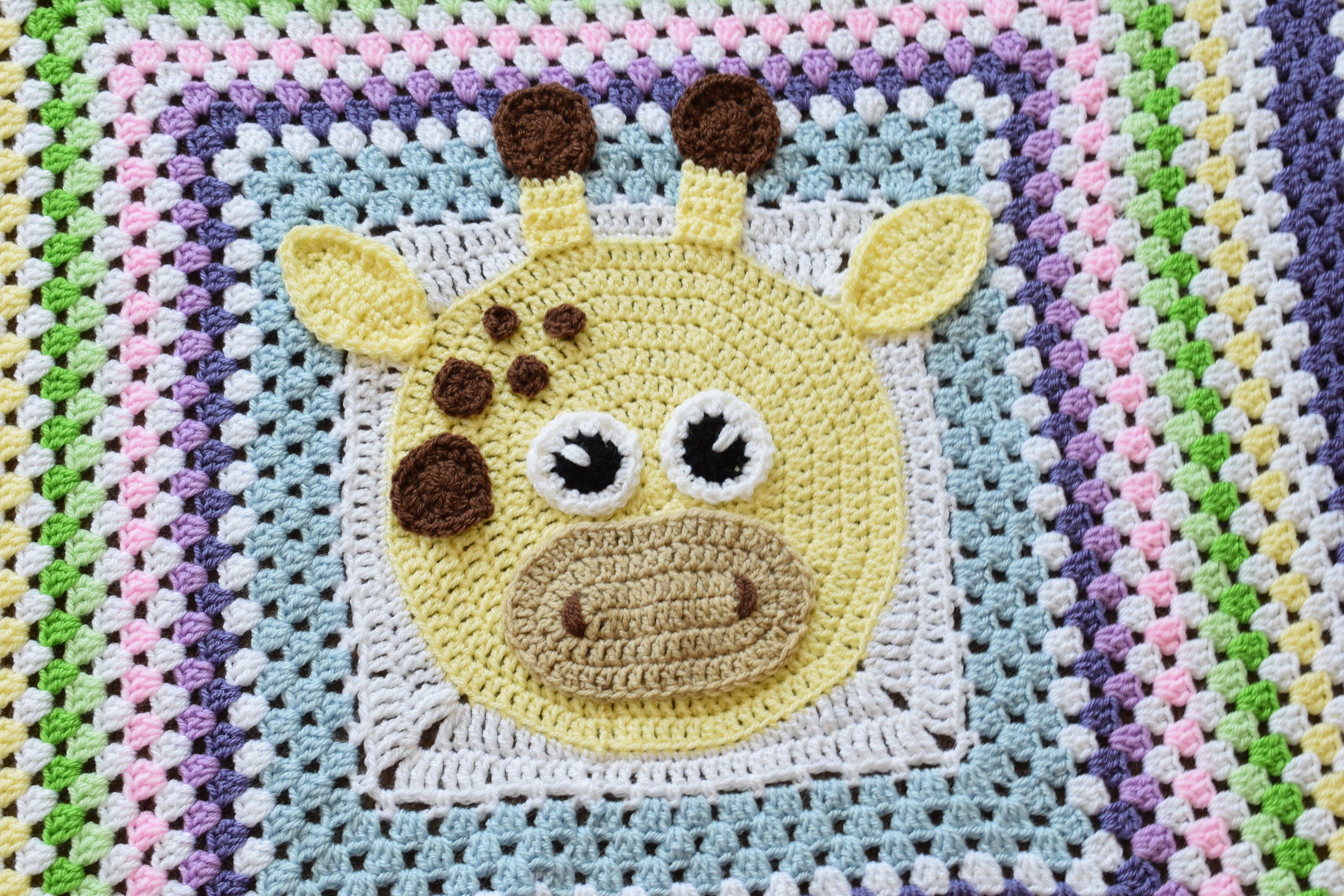 Crochet Blanket Pdf Pattern Giraffe Blanket Crochet Gray | Etsy