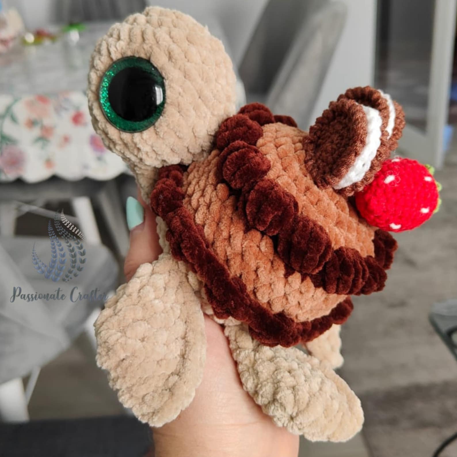 No Sew Crochet Turtle Pattern- Cake Turtle- Crochet Amigurumi Pattern ...