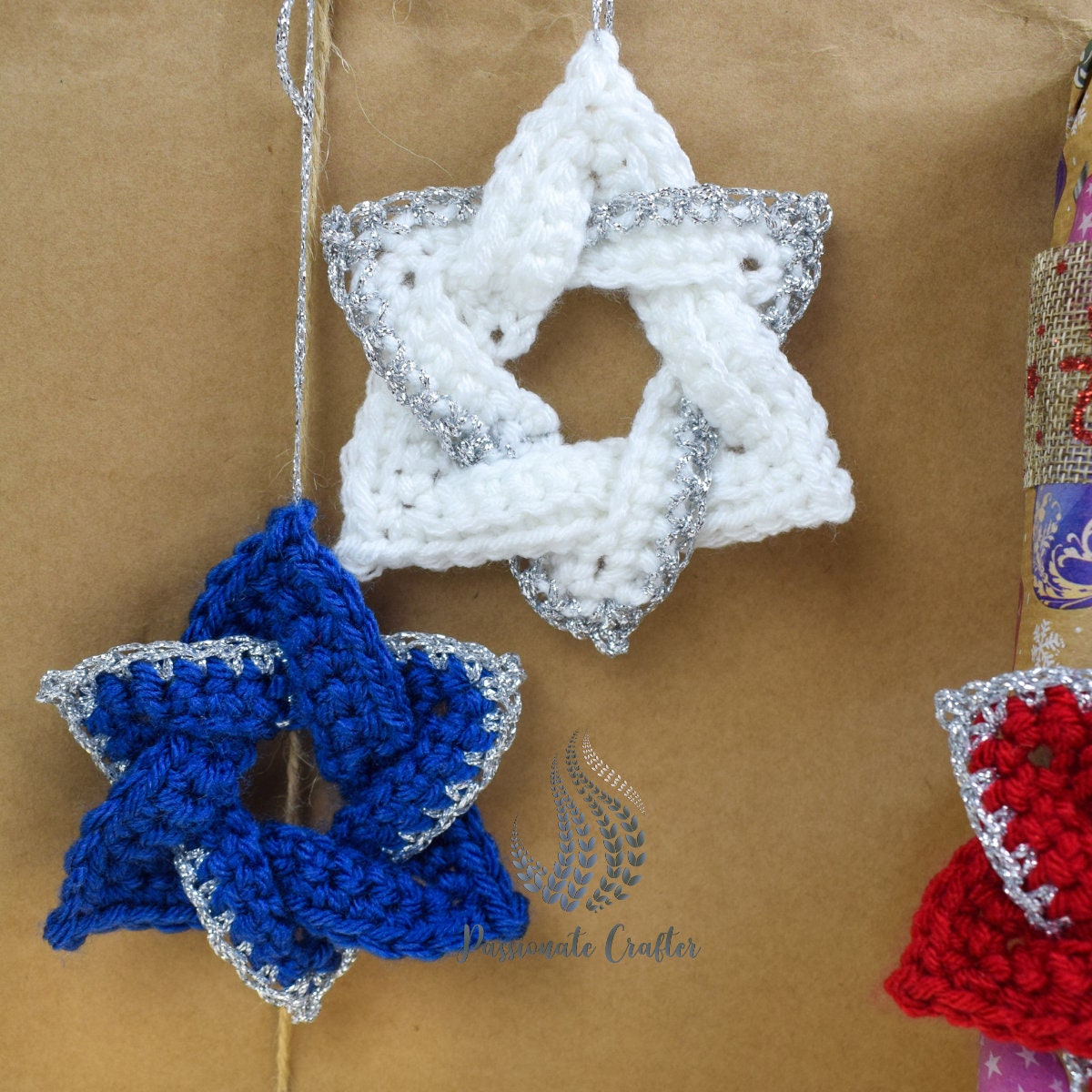 Crochet Christmas Star Ornament Pattern- Crochet Star Pattern PDF - Etsy