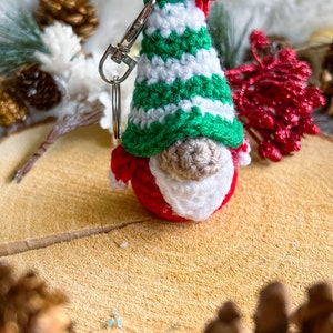 Crochet Pattern- Crochet Christmas Gnomes- Crochet Keychains-crochet Gnome Keychains- PDF ...