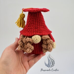 Graduation Gnome Pattern- Crochet Gnome- Graduation Gift- Crochet ...
