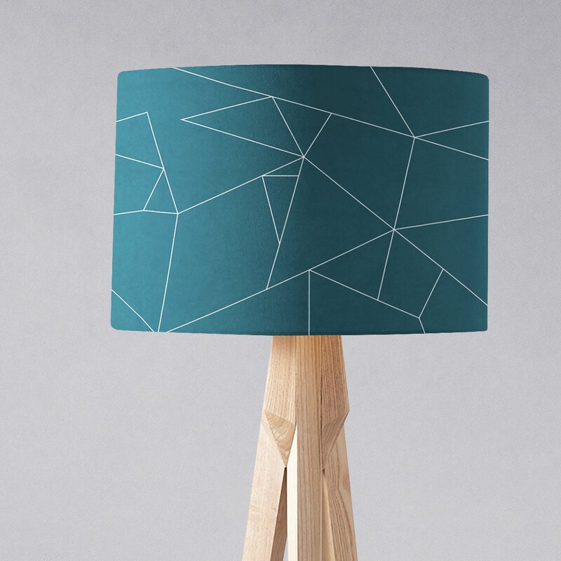 Blue Lamp Shade - Etsy