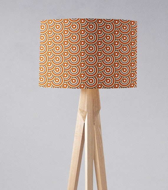 Brown Lampshade Retro Lampshade Retro Decor 1960s Lamp 60s | Etsy UK