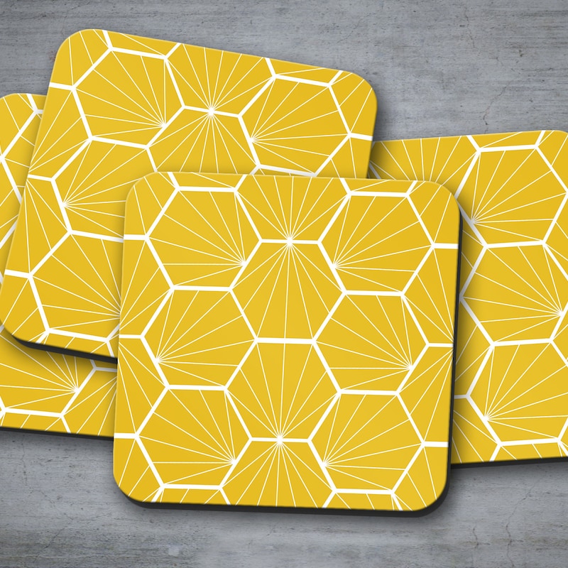 Geometric Coasters - Etsy UK