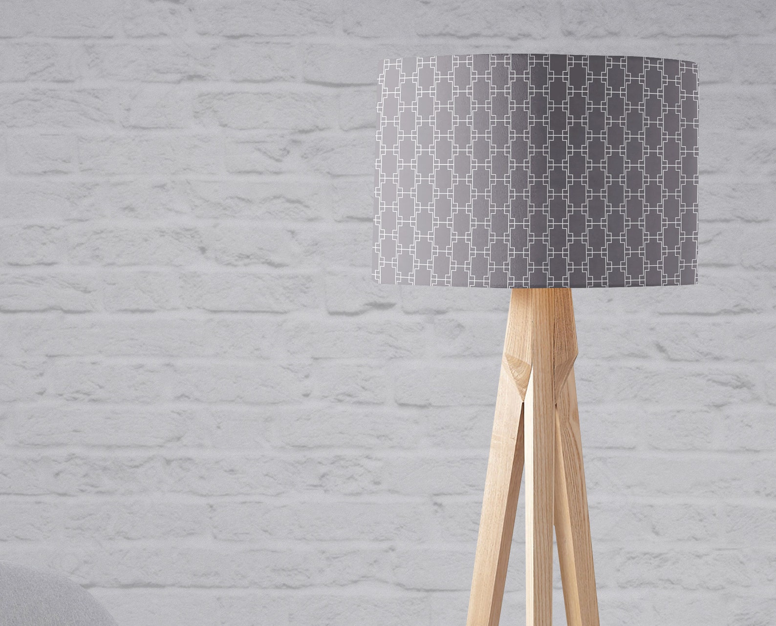 Grey Lampshade Grey Home Decor Gray Lampshade Grey Light - Etsy UK