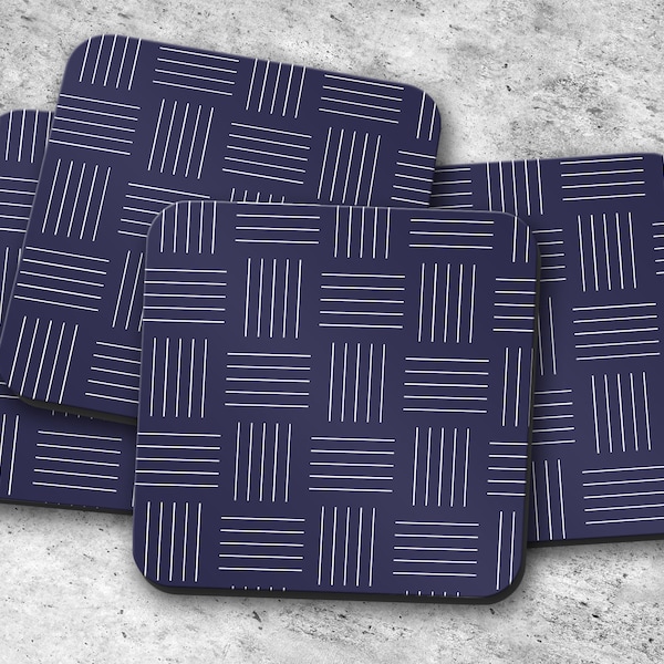 Blue Coasters - Etsy UK