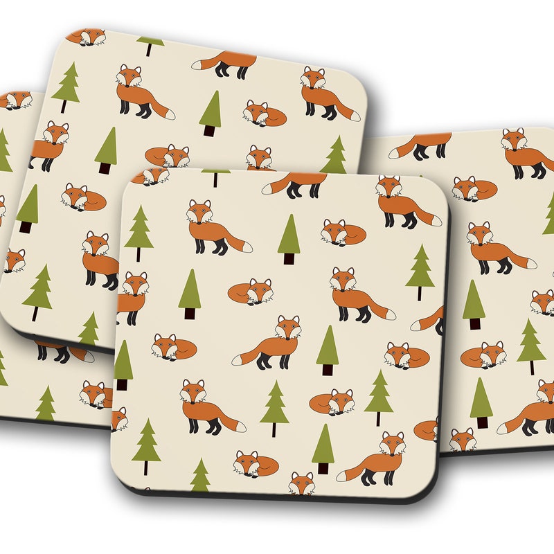 Fox Coaster - Etsy
