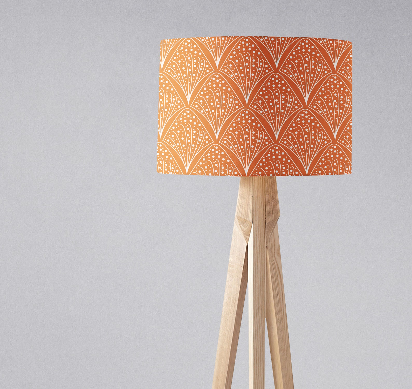 Orange Contemporary Design Lampshade, Ceiling or Table Lamp Shade ...
