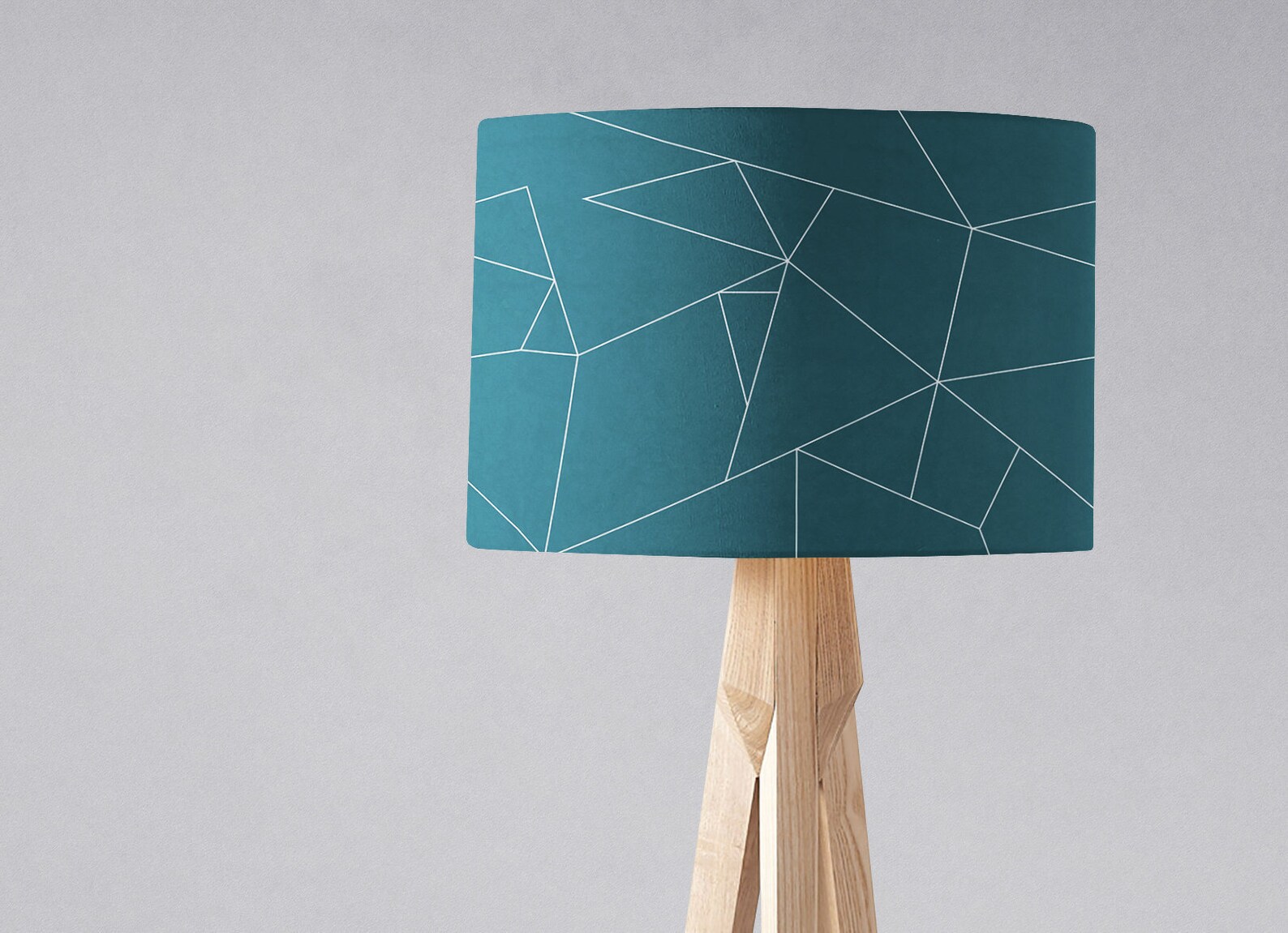 Teal Lampshade Blue Lamp Shade Turquoise Decor Teal Home - Etsy