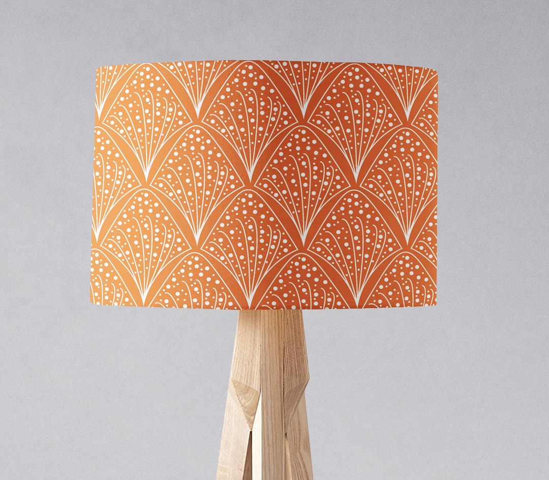 Orange Contemporary Design Lampshade, Ceiling or Table Lamp Shade ...