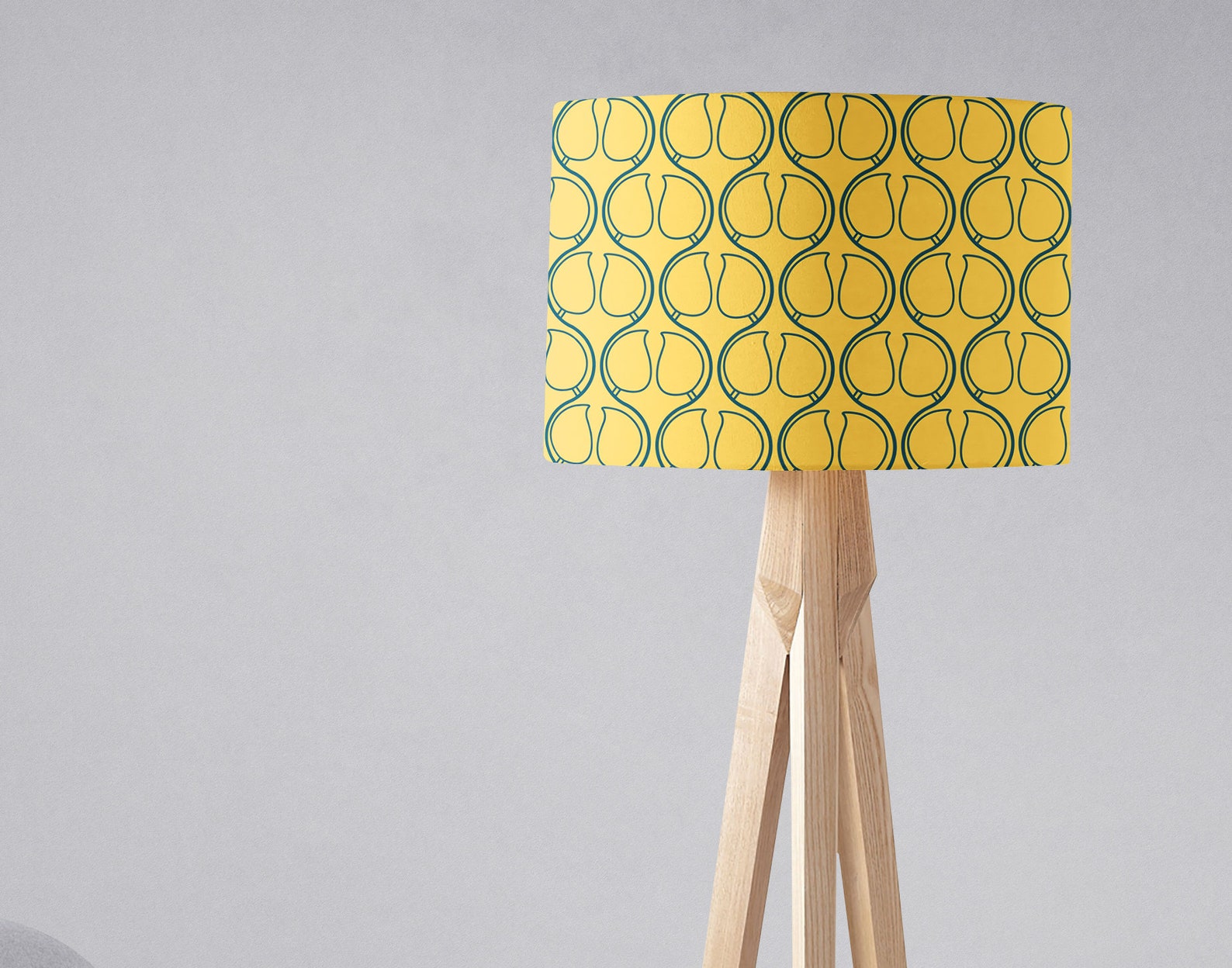 Yellow Light Shade Lampshade Yellow Lighting Yellow Table - Etsy UK