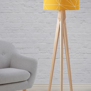Yellow Lampshade, Yellow Light Shade, Mustard Yellow, Mustard Home ...