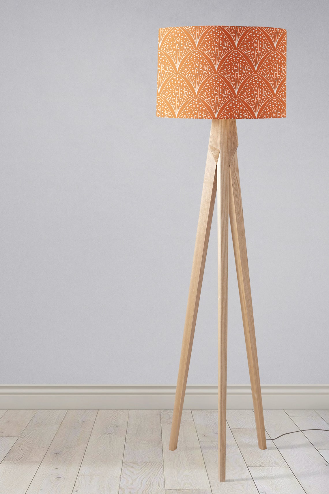 Orange Contemporary Design Lampshade, Ceiling or Table Lamp Shade ...