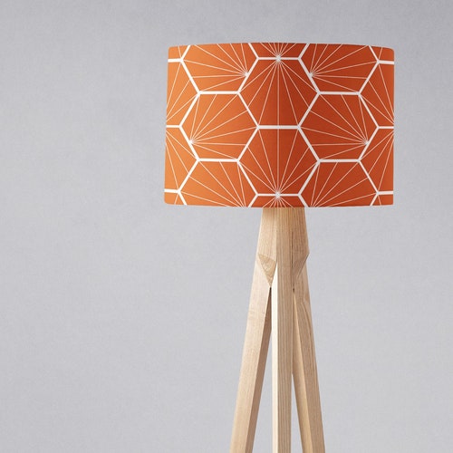 Plain Burnt Orange Lampshade for a Table Lamp Floor Lamp or a - Etsy