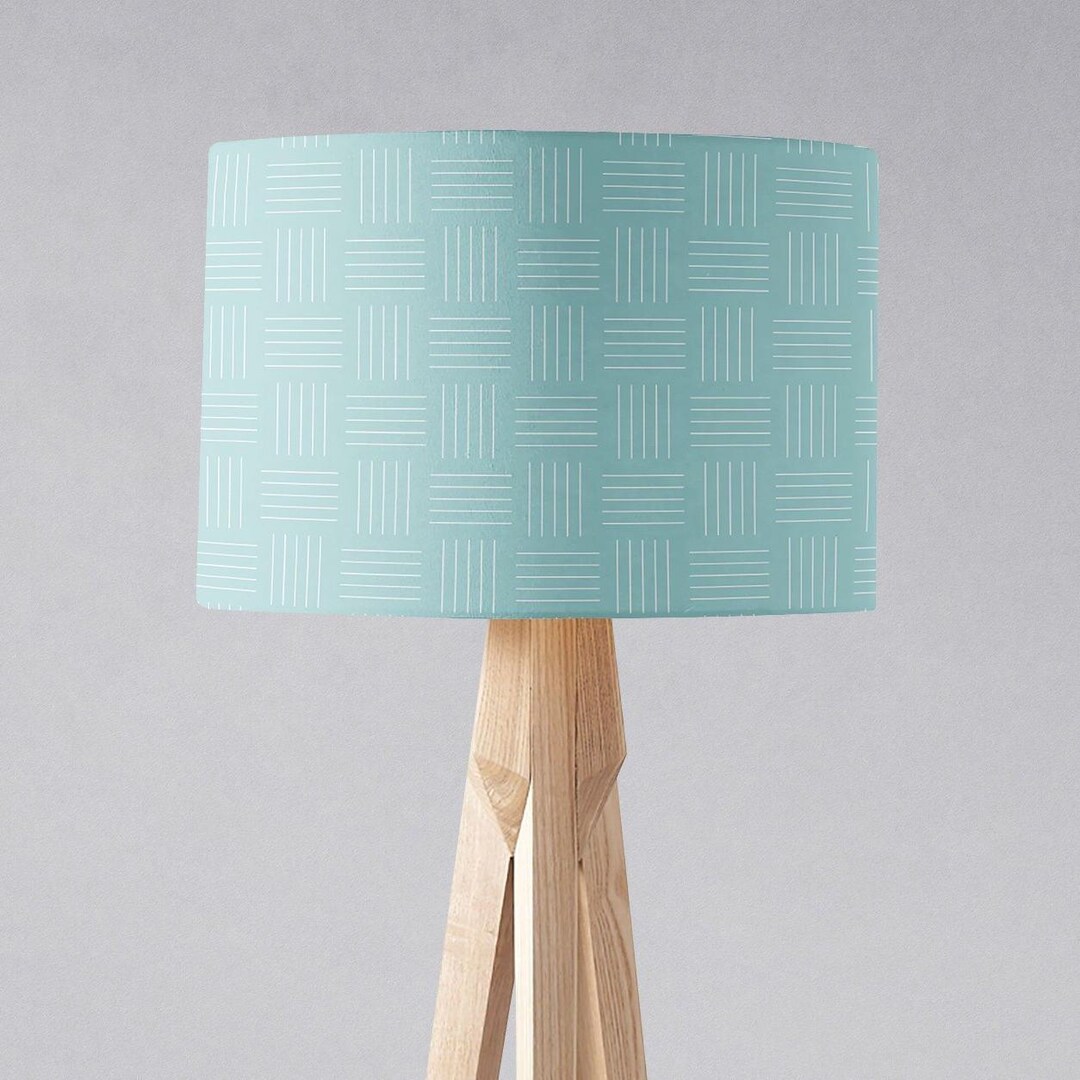 Duck Egg Blue Lampshade, Small Bedside Lamp Shade, Large Floor ...