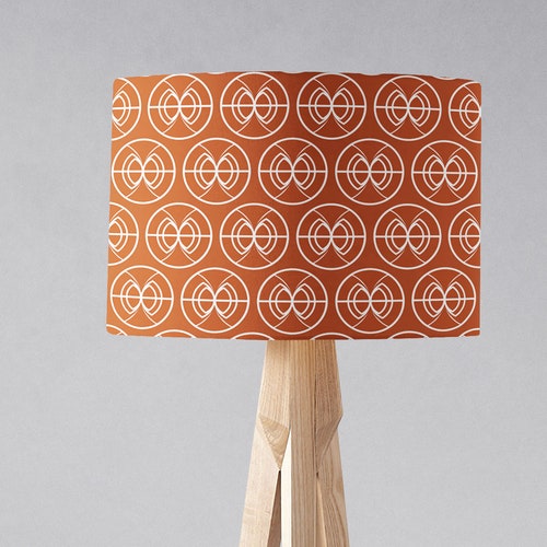 Orange Contemporary Design Lampshade Ceiling or Table Lamp - Etsy
