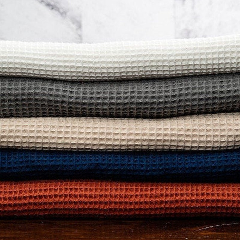 Rust Waffle Bath Towel - Etsy