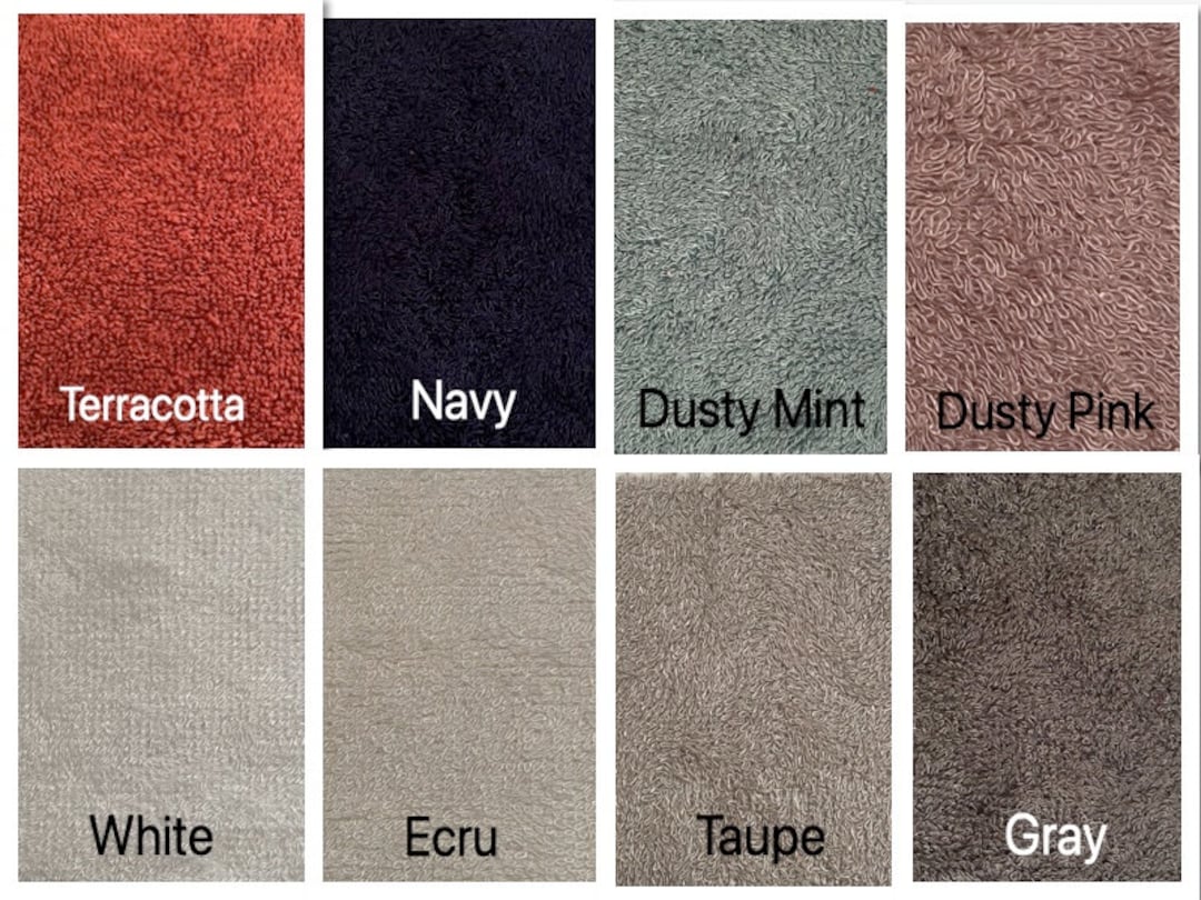 Color Swatches for Bamboo Towels - Etsy