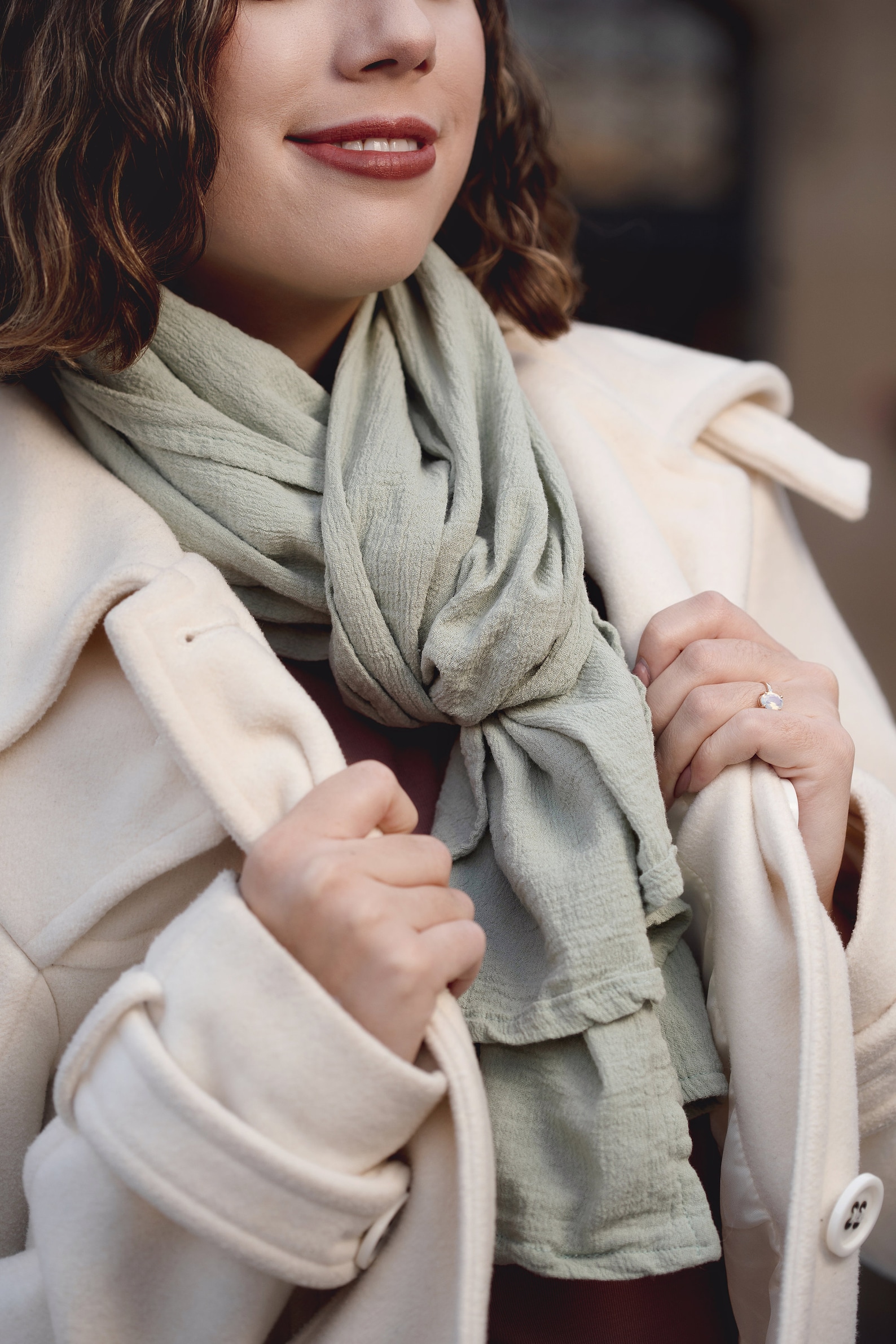 Cotton Gauze Scarf - Lightweight and Breathable - Etsy