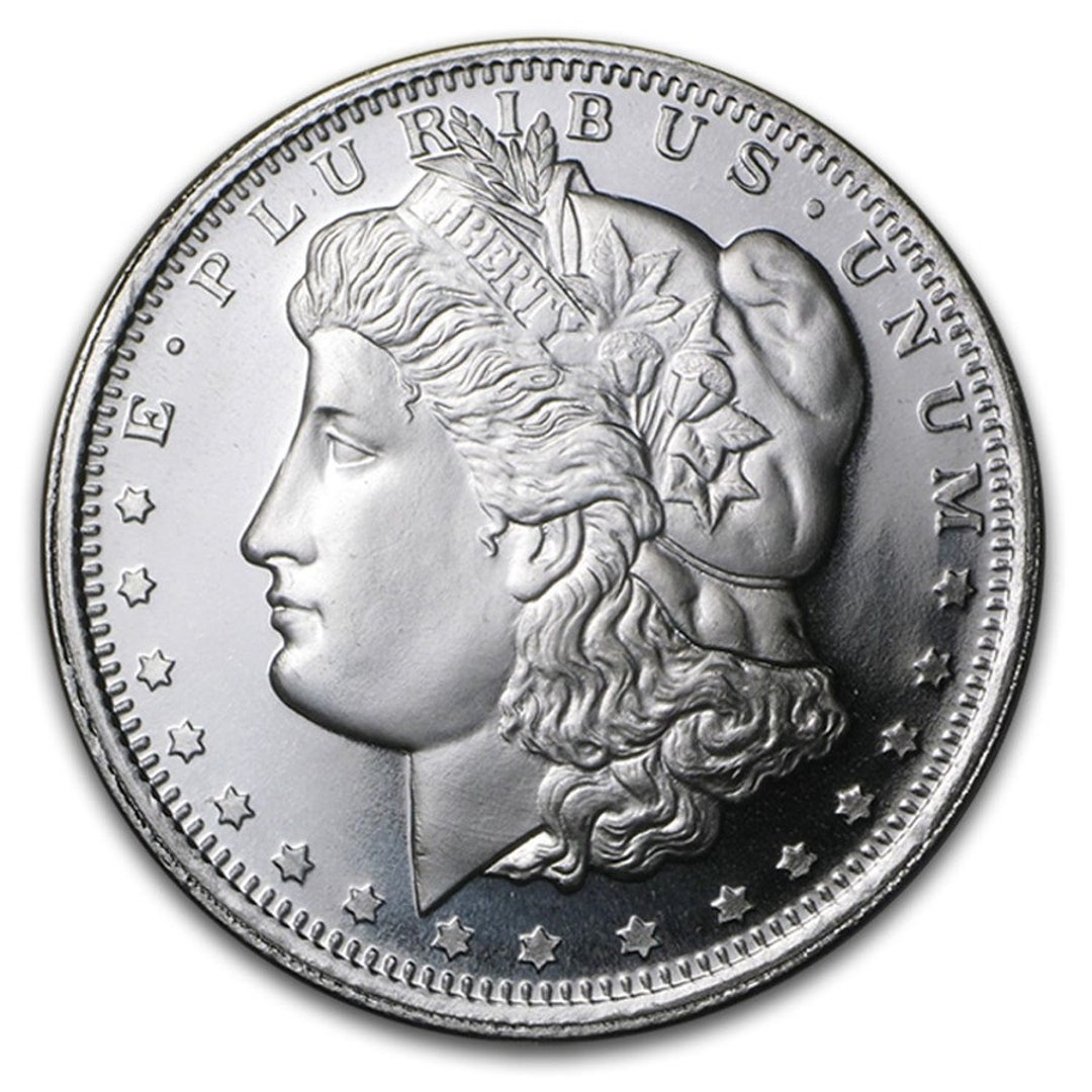 1 Oz Silver Round - Morgan Dollar Design - Etsy