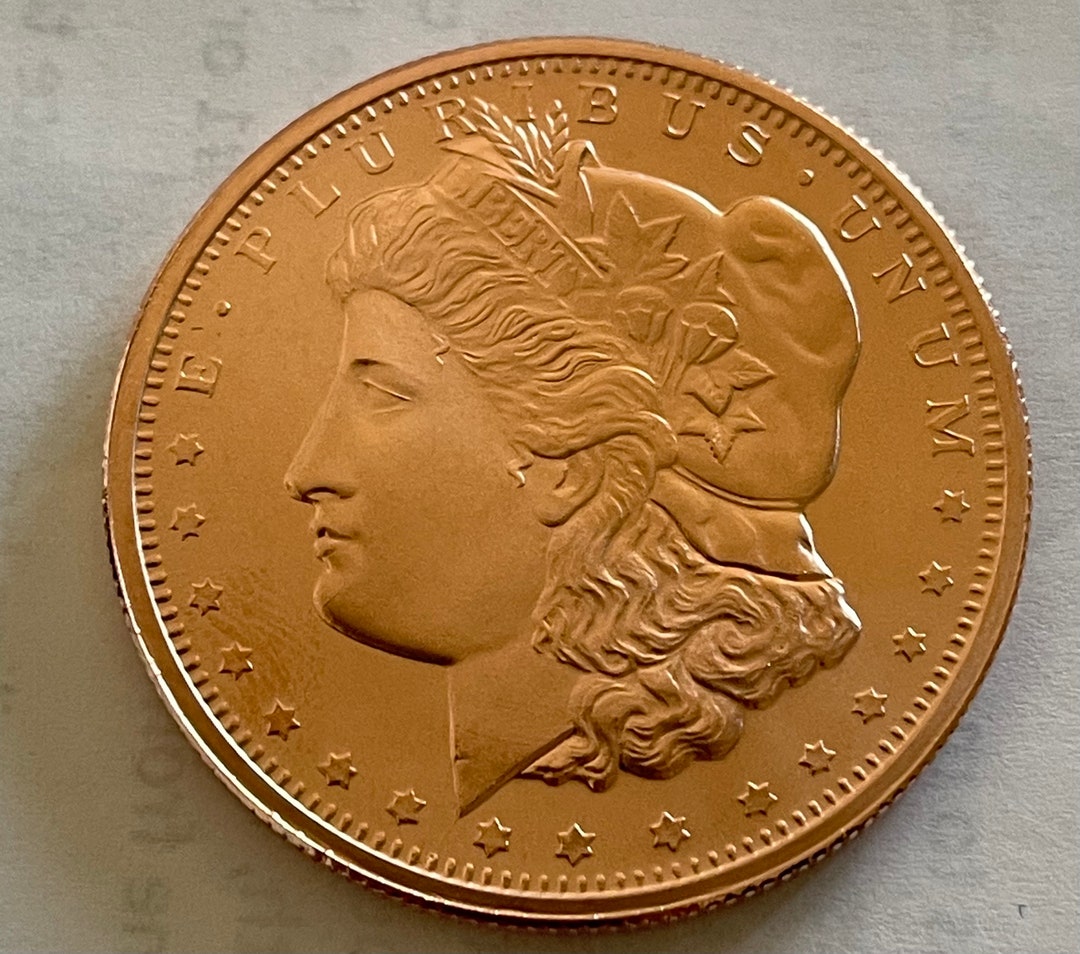 1 Oz Morgan Copper Round - Etsy