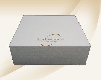 3 Pc Square Cake Dummy Set With Rounded Edges 3 Thick 6 8 10 EPS Foam ...