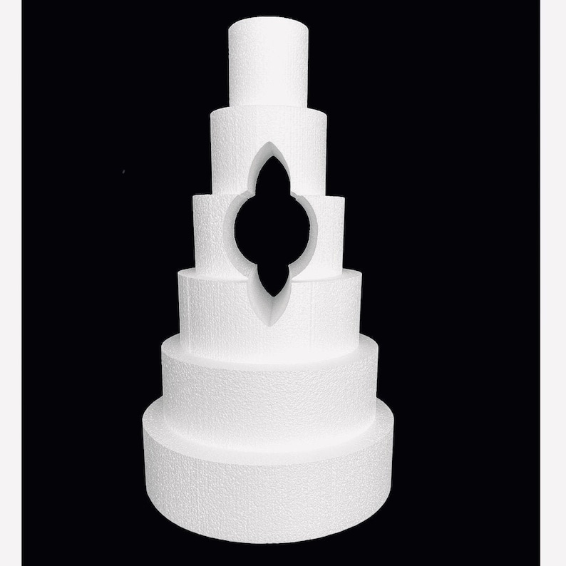 Custom Round Cake Dummy Set 6 Tier - Etsy