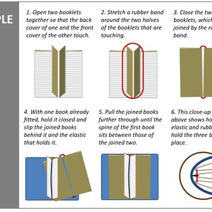 Coloured Elastic Loops Add Extra Notebooks or Planners Inserts Into ...