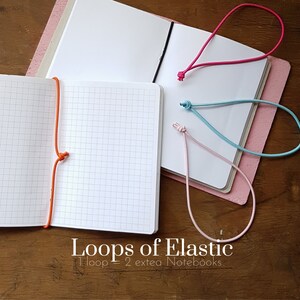 Coloured Elastic Loops Add Extra Notebooks or Planners Inserts Into ...