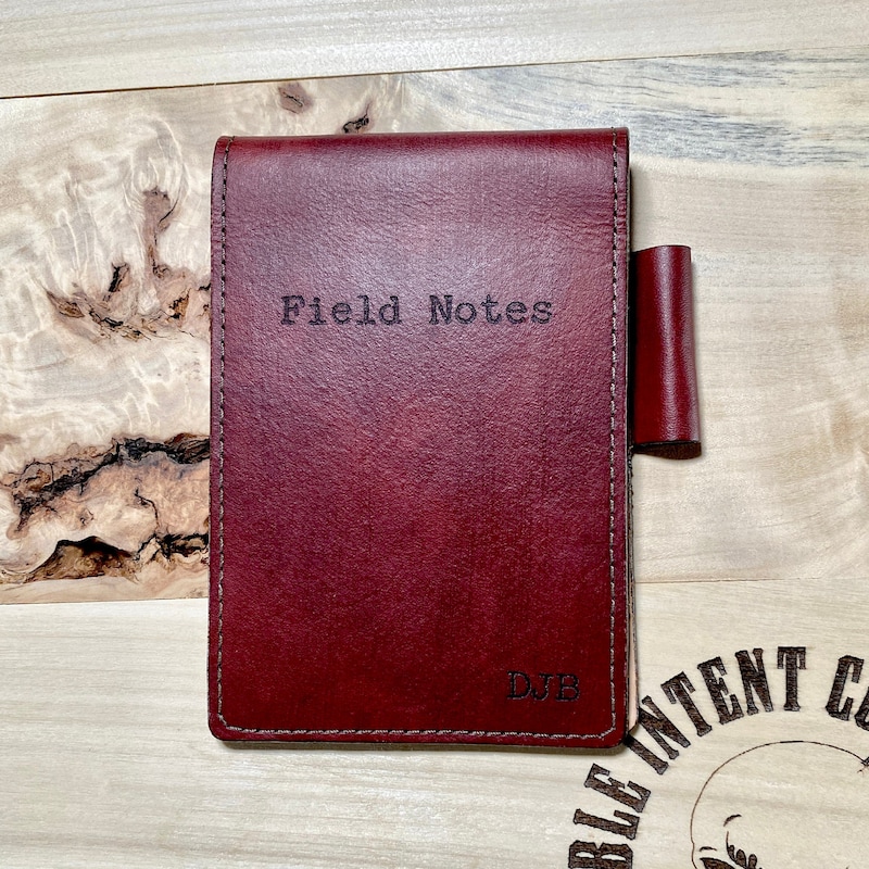 Leather Notepad - Etsy