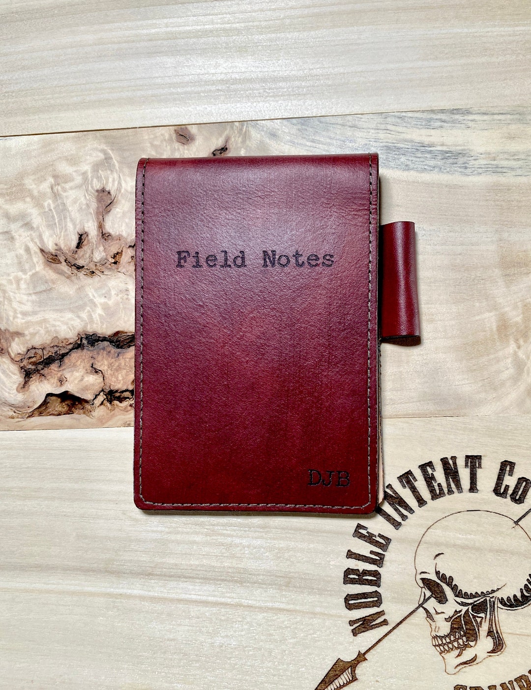 Personalized Genuine Leather Notepad, Flip Notepad Cover, Office Gift ...