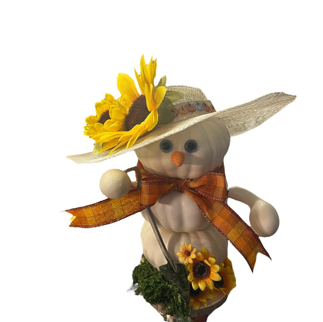 Miss Penelope Sunshine Pumpkin Scarecrow Home Decorfall Pumpkin ...