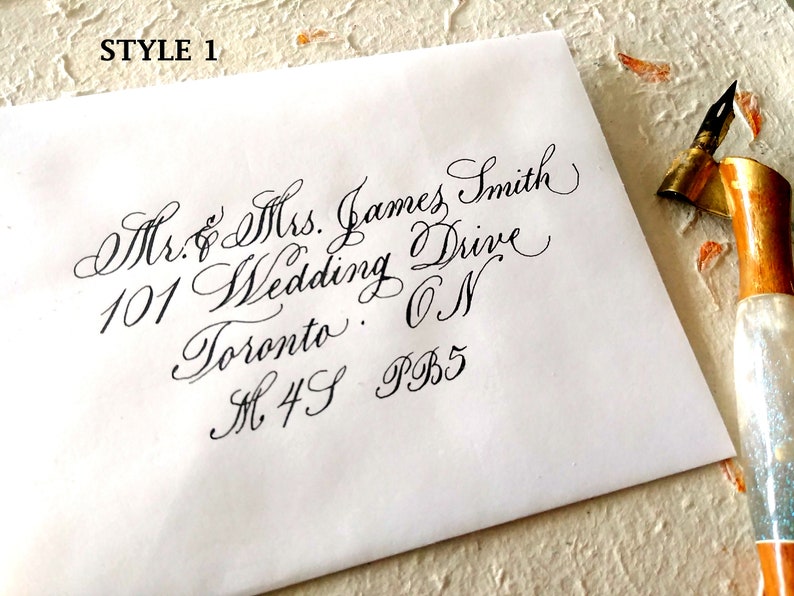 Mailing Address Calligraphy Handwritten Addresses for - Etsy