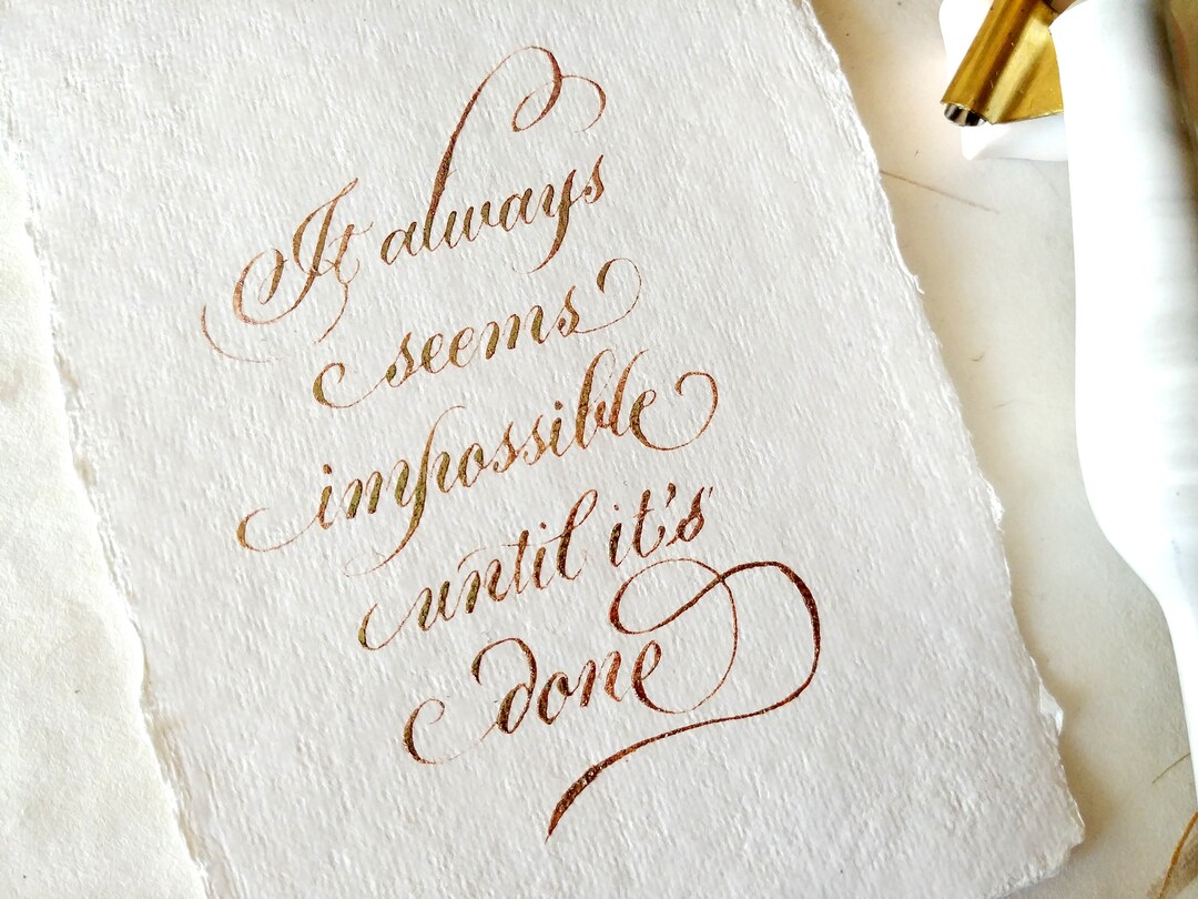 Custom Calligraphy Quote, Poem, Verse, Love Letter, Wedding Vows, Signs ...