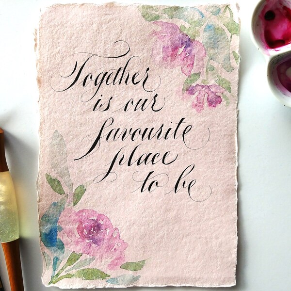 Calligraphy Quote - Etsy