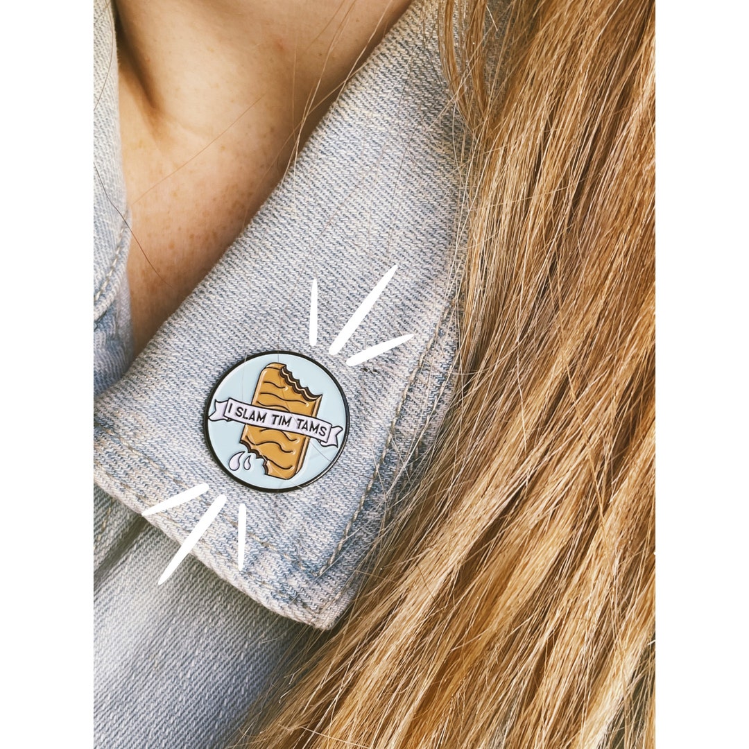 I Slam Tim Tams Enamel Pin - Lapel Pin - Tim Tams - Australia Pins ...