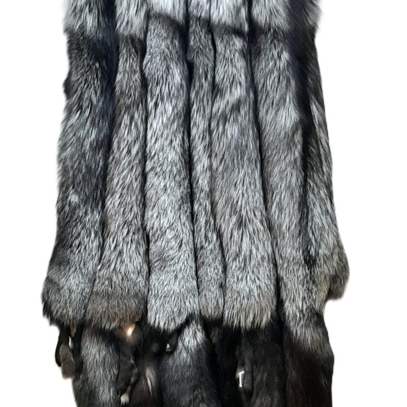 Silver Black Fox Fur - Etsy
