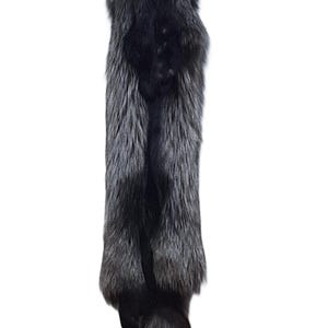 Silver Fox Fur Pelt, Tanned - Etsy
