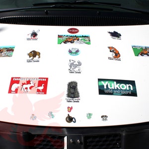 Vinyl BUMPER STICKER Alaska Highway Yukon Canada Yukon - Etsy