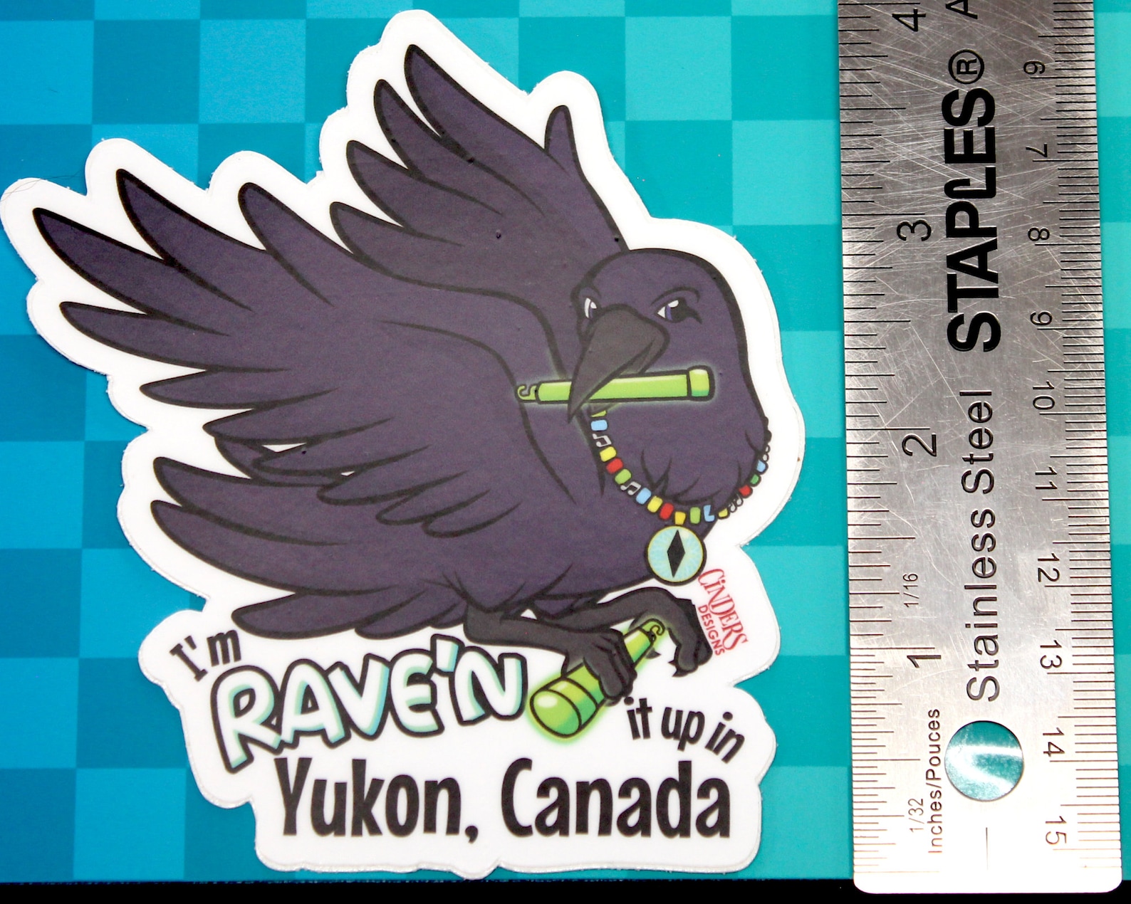 Vinyl RAVEN STICKER Raven Decal Yukon Sticker Yukon - Etsy