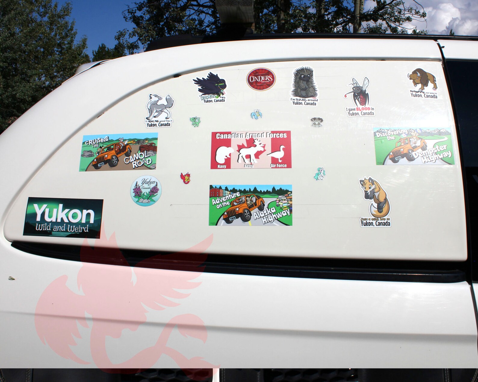 Vinyl BUMPER STICKER Alaska Highway Yukon Canada Yukon - Etsy