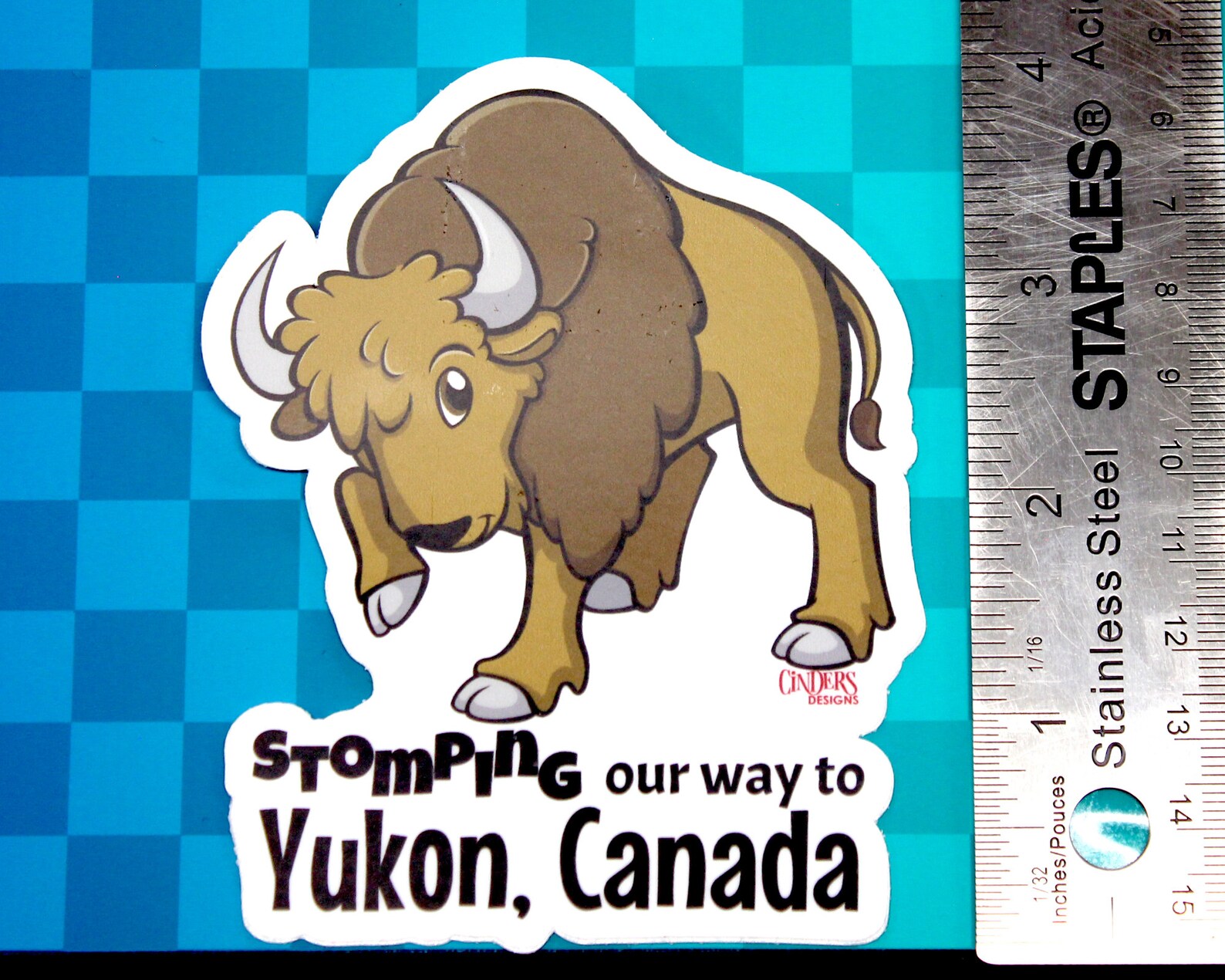 Vinyl BISON STICKER Bison Decal Yukon Sticker Yukon - Etsy