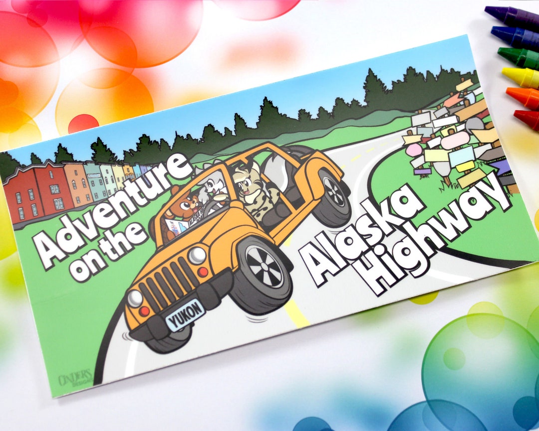 Vinyl BUMPER STICKER Alaska Highway Yukon Canada Yukon - Etsy
